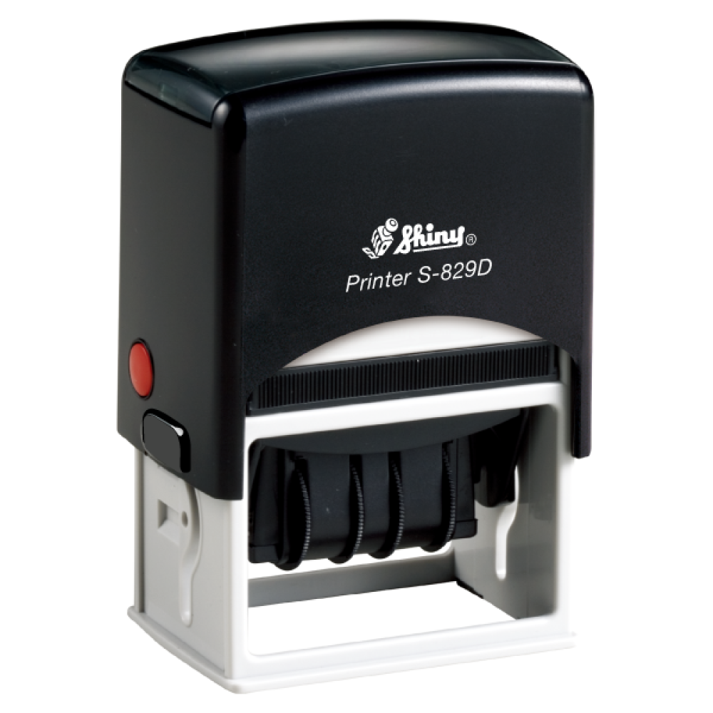 S-829D Self-Inking Date Stamp 1 9/16" x 2 1/2"